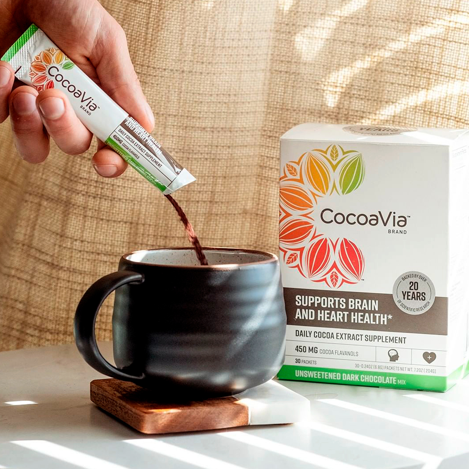 CocoaVia: Brand Identity Refresh by Straight Forward